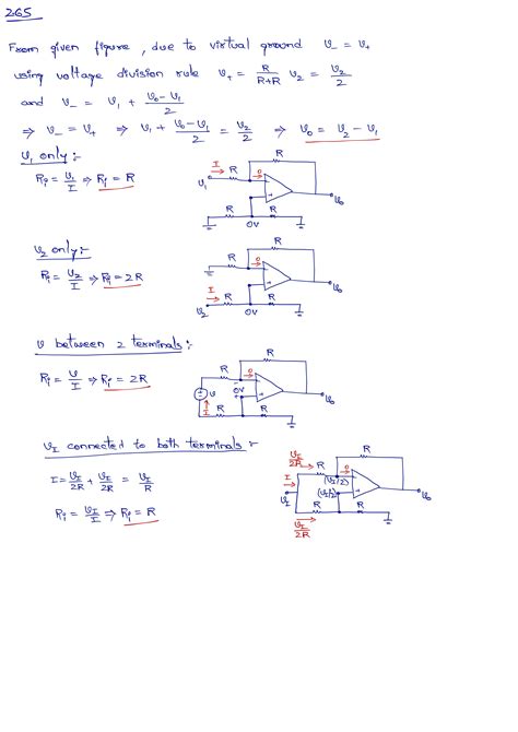 2 65 for the circuit shown in fig p2 65 express vo as a function of