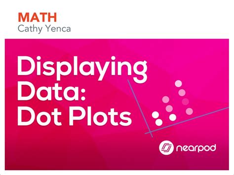 displaying data dot plots