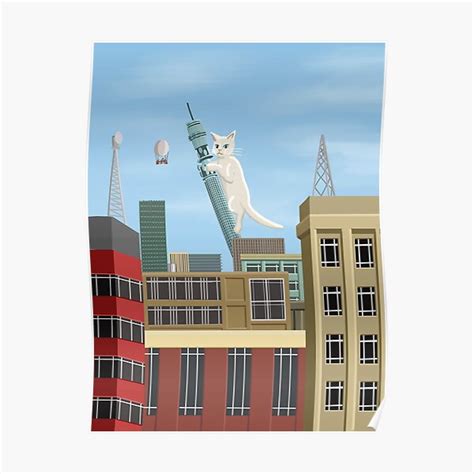 Kitten Kong Poster For Sale By Willhartnell1 Redbubble
