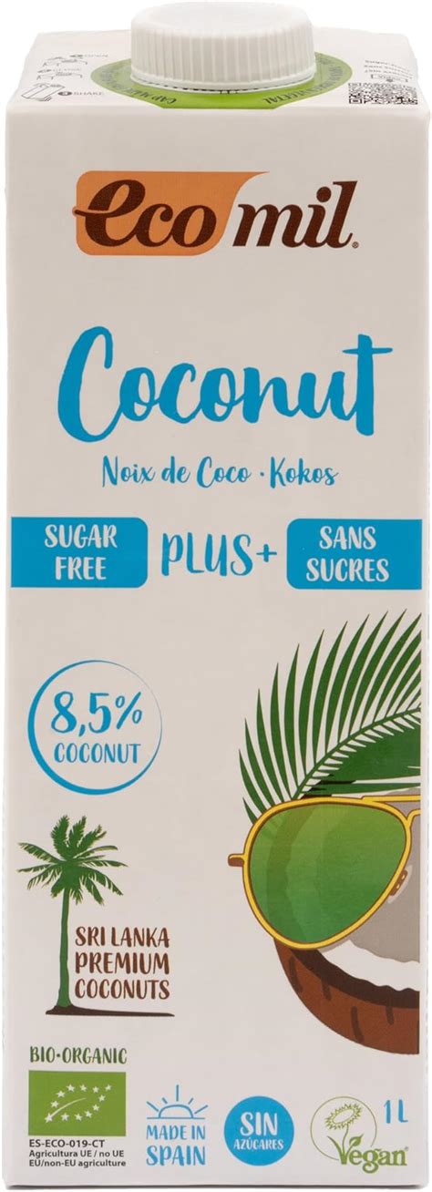 EcoMil Coconut Milk Calcium Nature ungesüßt 1 l Kokosmilch Amazon
