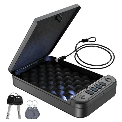 Blacksmith Gun Safe Lock Pistol Safe 3 In 1 Ways Quick Access Handgun