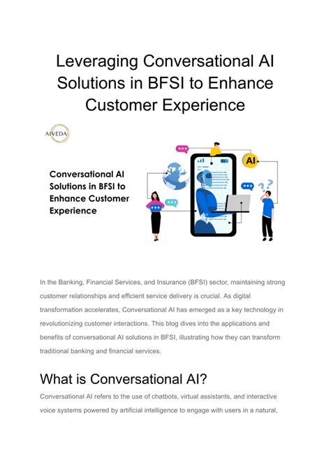 Ppt Leveraging Conversational Ai Solutions In Bfsi To Enhance