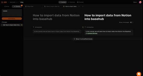 Basehub Page Examples Nicelydone