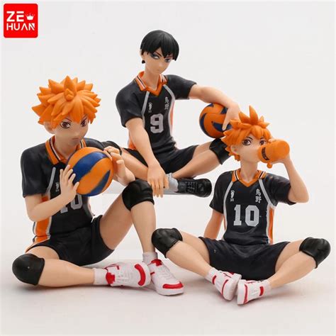 Haikyuu Tobio Kageyama Shoyo Hinata Action Figure Boneco De Brinquedo