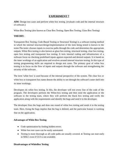 se white box testing pdf