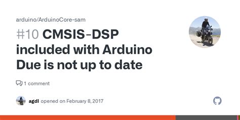 cmsis dsp included with arduino due is not up to date · issue 10