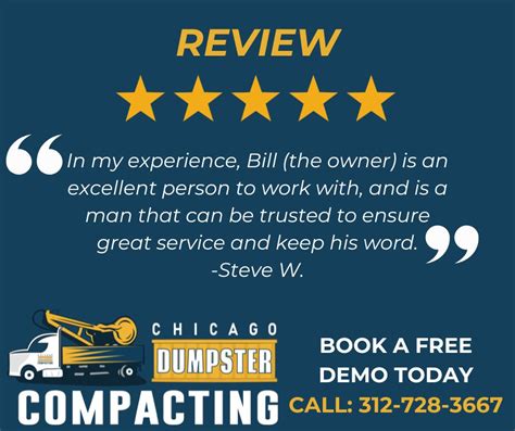 Chicago Dumpster Compacting Llc On Linkedin We Take Great Pride In