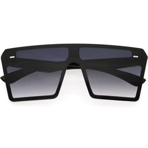 Rimless Sunglasses Tagged Oversized Zerouv