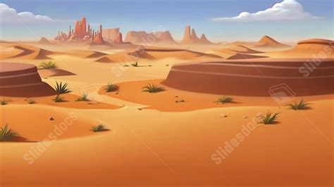 Fondo Sequía Tropical Planta Del Desierto Para Power Point Y