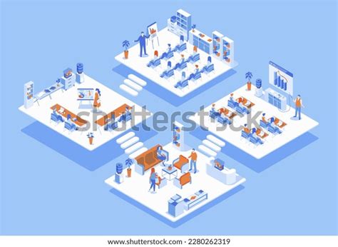 Business Training Concept 3d Isometric Web 库存插图 2280262319 Shutterstock