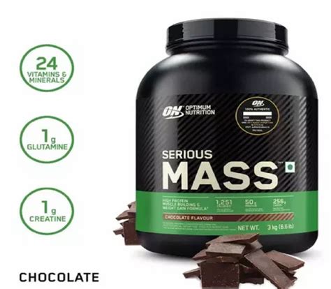 66 Lbs On Optimum Nutrition Serious Mass Packaging Type Jar At Rs