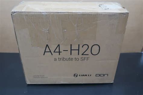 Lian Li A4 H2o X3 Black Aluminum Mini Itx Pc Case W Pcie 3 0 Riser Cable Eur 160 90 Picclick De