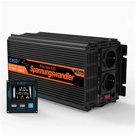 Changi 2500W DC 12V AC 220V 230V Pure Sine Wave Power Inverter
