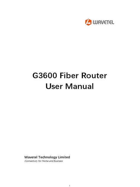 G3600 Fiber Router User Manual Pdf Ip Address I Pv6