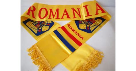 Romania Cu Stema Esarfa Fular Tricolor Steag Ro15 Arhiva Okazii Ro