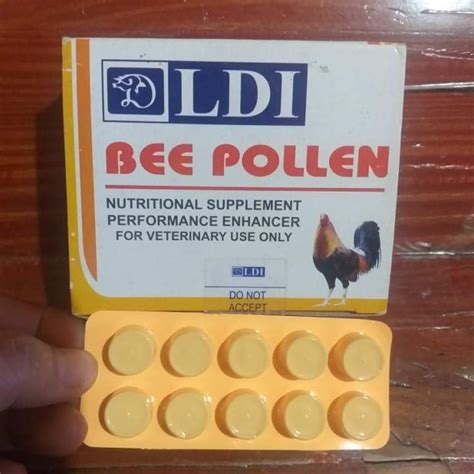 Ldi Bee Pollen Tablet For Gamefowl 10 Tablets Lazada Ph
