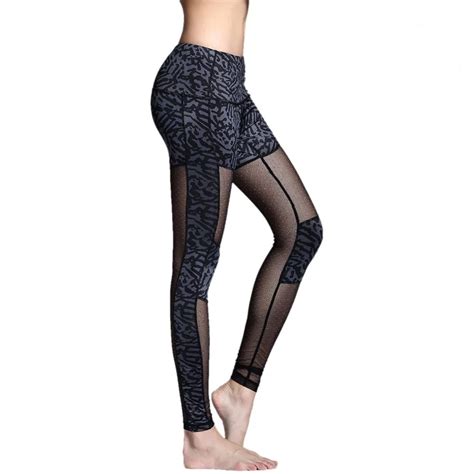 Yoga Sports Leggings For Woman Fitness Gym Sports Tight Mesh Yoga