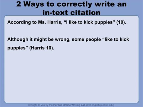 Ppt Mla 7 Th Edition Formatting And Style Guide Powerpoint Presentation Id 5448913