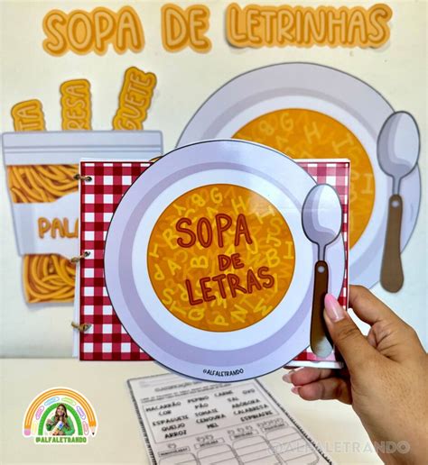 Kit Sopa De Letrinhas Lojinha Alfaletrando Andressa Marchioti