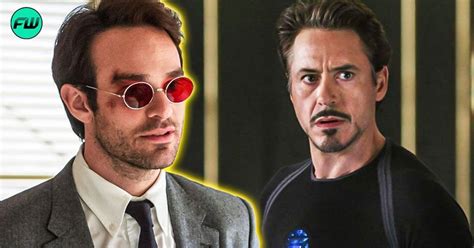 Things Are About To Get Dark Charlie Coxs Daredevil Kissing Tony
