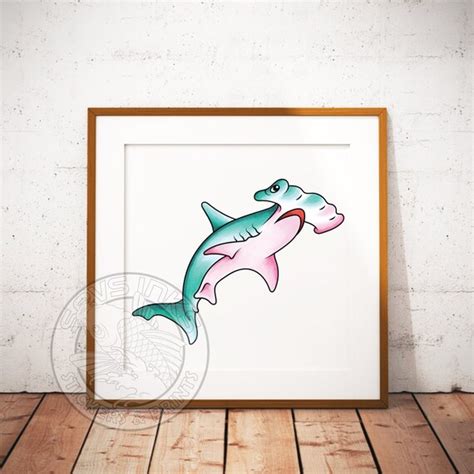 Sailor Jerry Shark Drawing