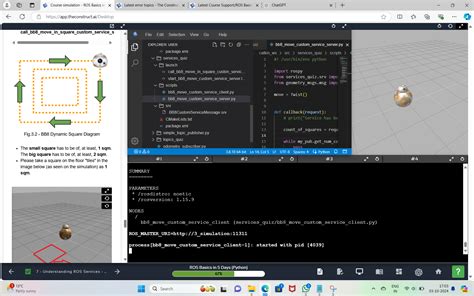In Servicesquiz The Service Client Having No Issues But Its Not Running On Submit Grade Ros