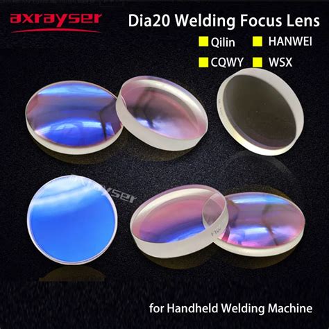 Laser Welding Focus And Collimation Lens Hand Held Dia20x35 20x5 Qilin