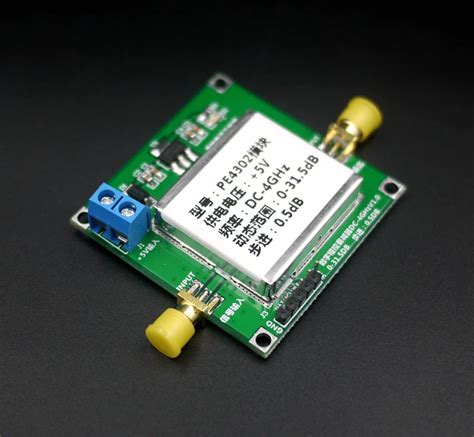 Pe4302 Digital Rf Attenuator Module Rf High Linearity 0 5db Step In Air
