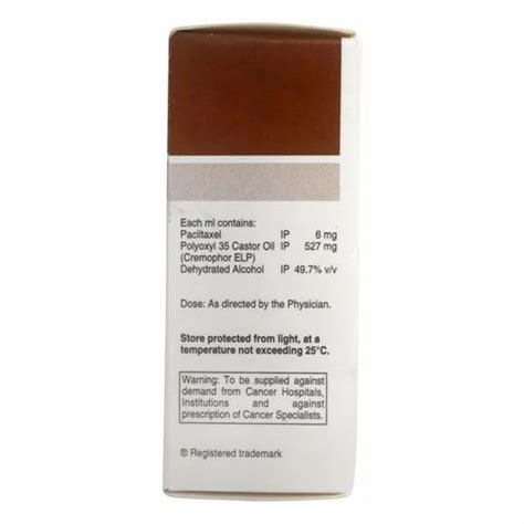 Cytax 30mg Injection At ₹ 485vial Paclitaxel Injections In Mumbai