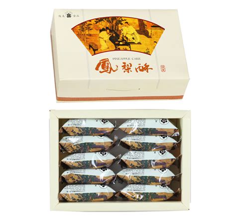 奶素台中名產 太陽餅鳳梨酥杏仁片松子酥俊美食品