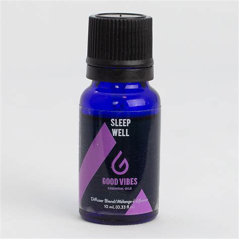 Sleep Well Diffuser Good Vibes Essential Oils