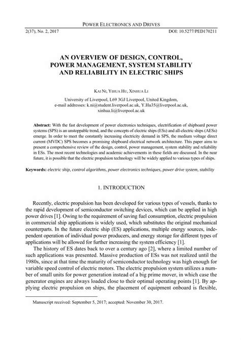 Pdf An Overview Of Design Control Power Management Overview