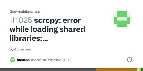 scrcpy error while loading shared libraries libavformat so 57 cannot
