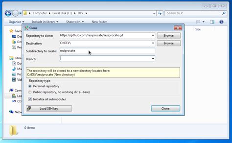 Quick Windows Git Clone Checkout · Resiprocate Resiprocate Wiki · Github