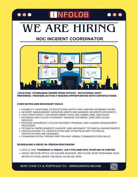 Jonan Benedict On Linkedin Hiring Jobopportunity Noc