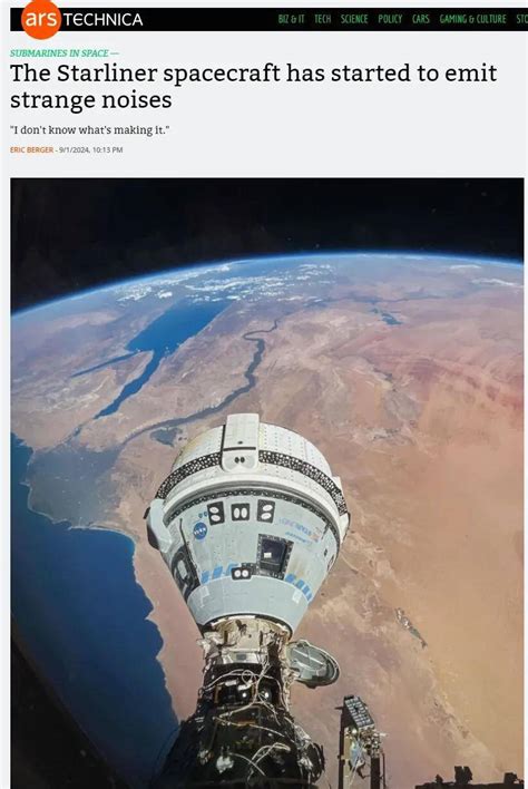 波音“星际客机”传出异响，太空探索新征程遇挑战？