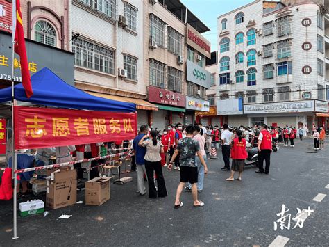 “围、追、堵”，高州市谢鸡镇与疫情赛跑核酸防控工作
