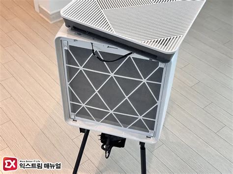 삼성 비스포크 공기청정기 큐브 에어 필터 교체 및 청소 리셋 방법 익스트림 매뉴얼