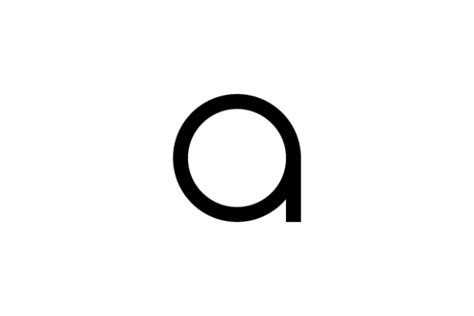 Round Letter A Graphic By Rhin Design Creative Fabrica