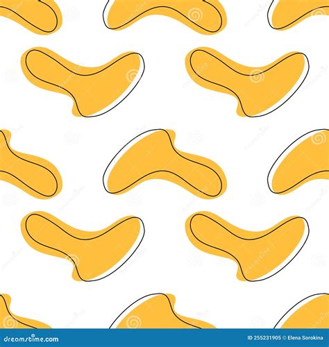 Blob Shape Abstract Seamless Pattern Stock Illustration Illustration Of Bubble Pattern 255231905
