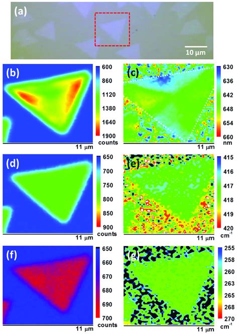 A Optical Micrograph Of The Monolayer Ws X Se Y Flakes Grown In The