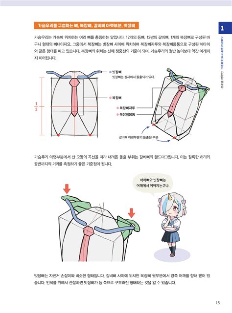 알라딘 미리보기 초간단 인체 해부학 And 도형화로 포인트만 쏙쏙 배우는 만화 캐릭터 드로잉