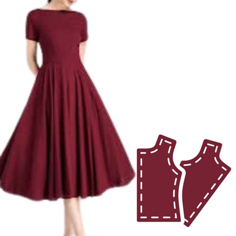 Fit And Flare Dress Pattern For Women Sewing Friend