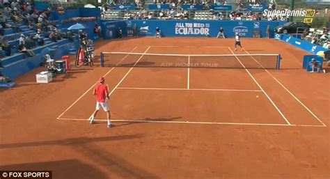 Bernard Tomic Heard Lashing Out At Himself During His Ecuador Open Loss Daily Mail Online