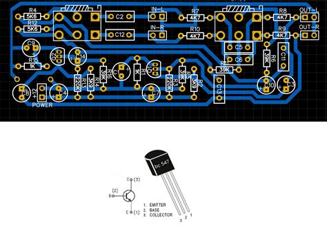 Control De Tono Y Pre Con BC547 Stereo Platform For Creating And