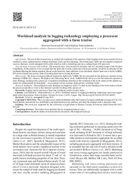 Pdf Workload Analysis In Logging Technology Employing A Processor