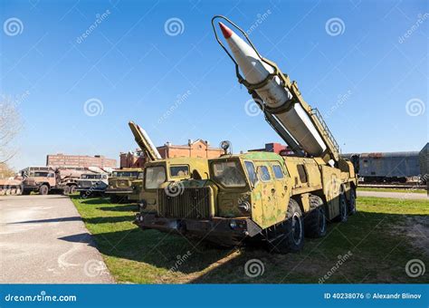 Launcher With Rocket Missile Complex Editorial Photo Image Of Complex