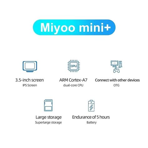 Miyoo Mini Plus Game Console Without Games Preinstalled