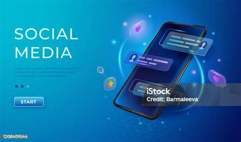 채팅 및 통신 개념 3d 좋아요 및 메시지 아이콘이 있는 전화 스마트폰 애플리케이션 소셜 미디어 일러스트 3차원 형태에 대한