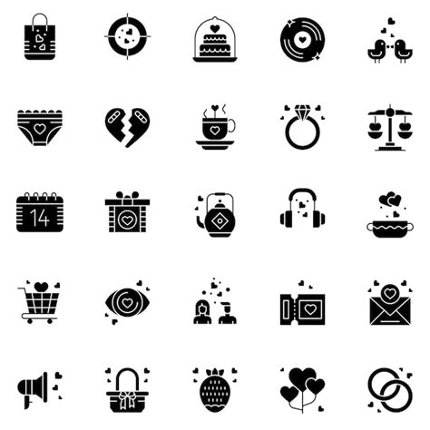 Conjunto De ícones De Interface Do Usuário De Coleção De ícones De